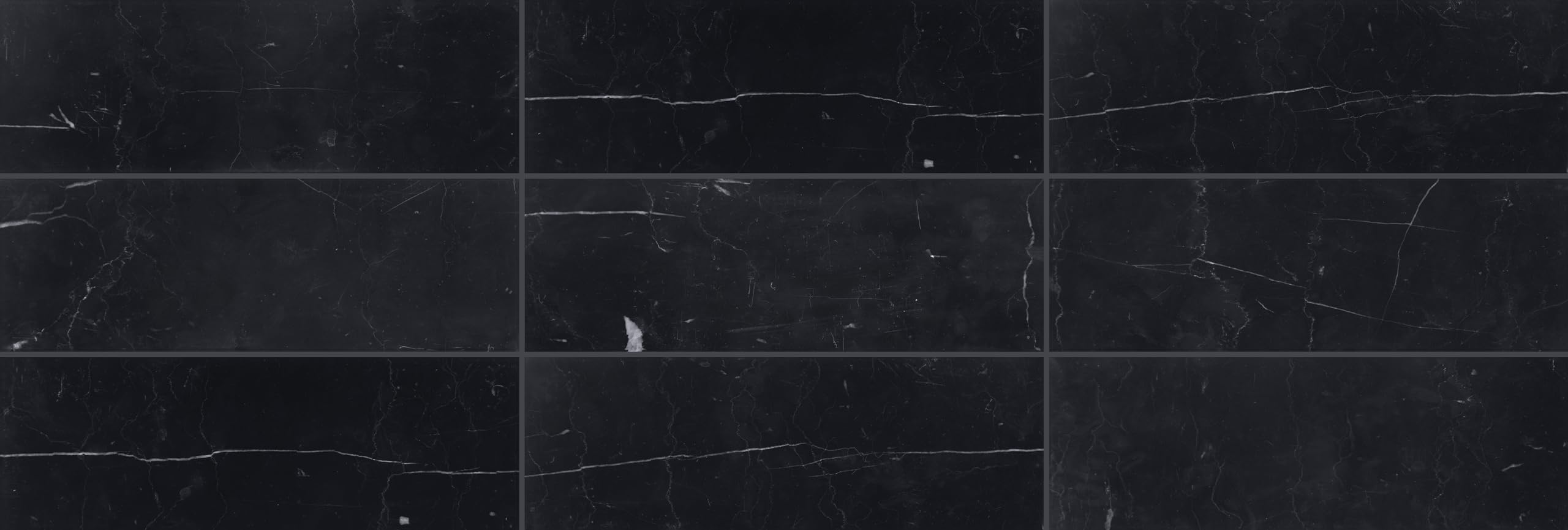 Daltile Pietra Divina 4" X 12" Marble Natural Stone Tile In Honed Nero ...